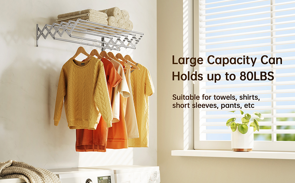 The Hidden Benefits of Air Drying Clothes on a Wall Mounted Rack