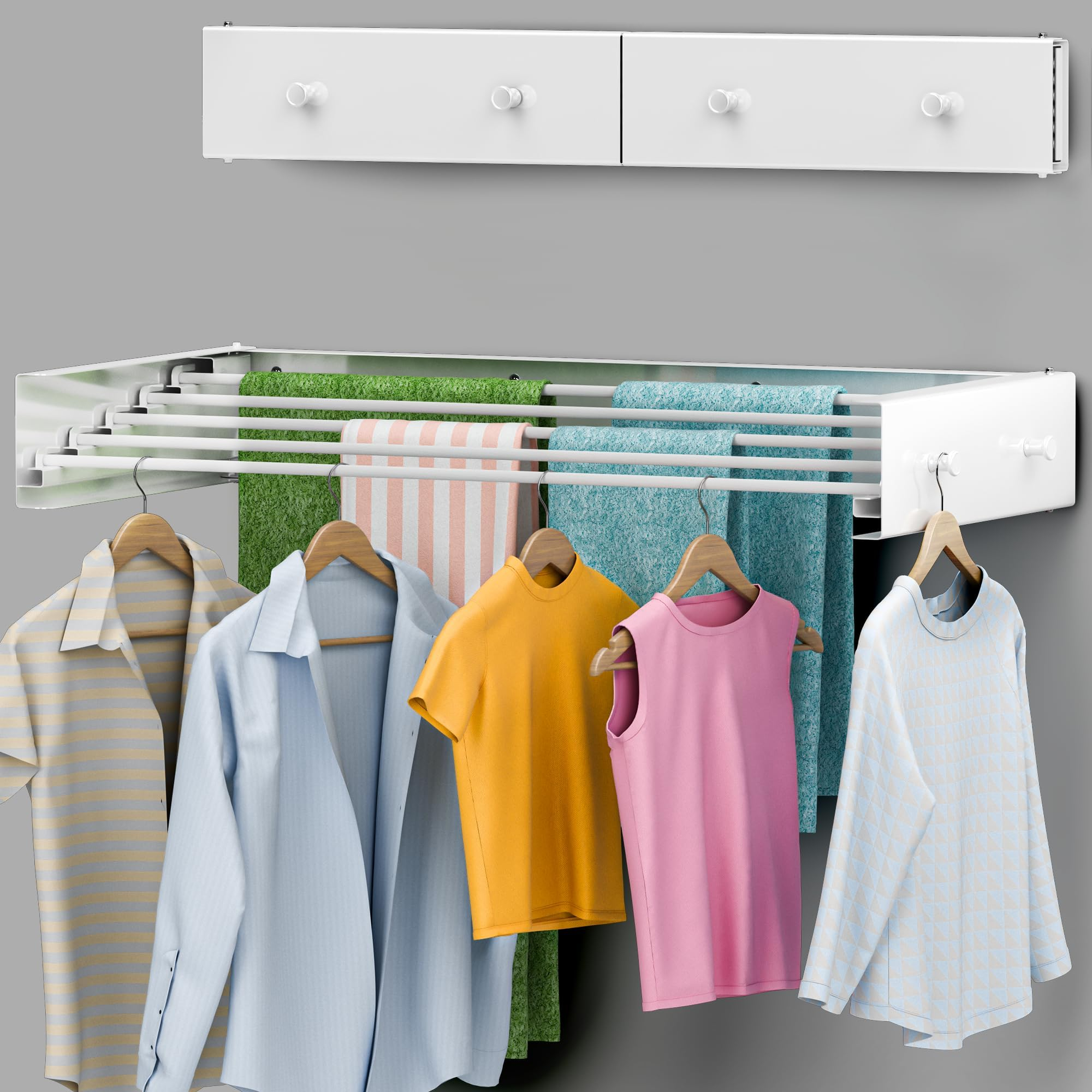 The Hidden Benefits of Air Drying Clothes on a Wall Mounted Rack