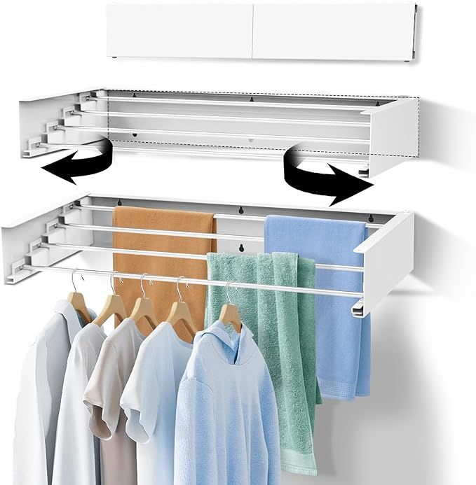 The Hidden Benefits of Air Drying Clothes on a Wall Mounted Rack