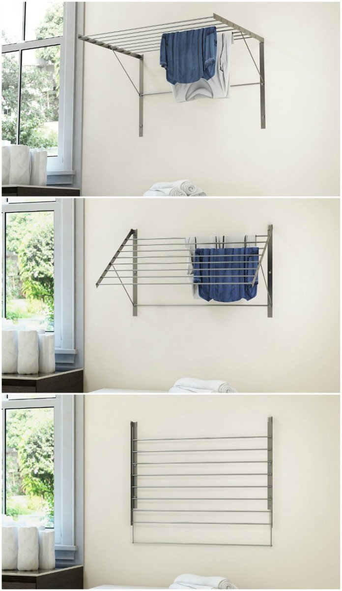 The Hidden Benefits of Air Drying Clothes on a Wall Mounted Rack